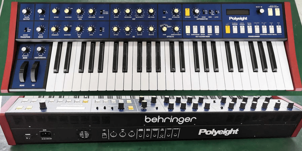 Behringer Polyeight | Un clon del PolySix de Korg con más voces y ...