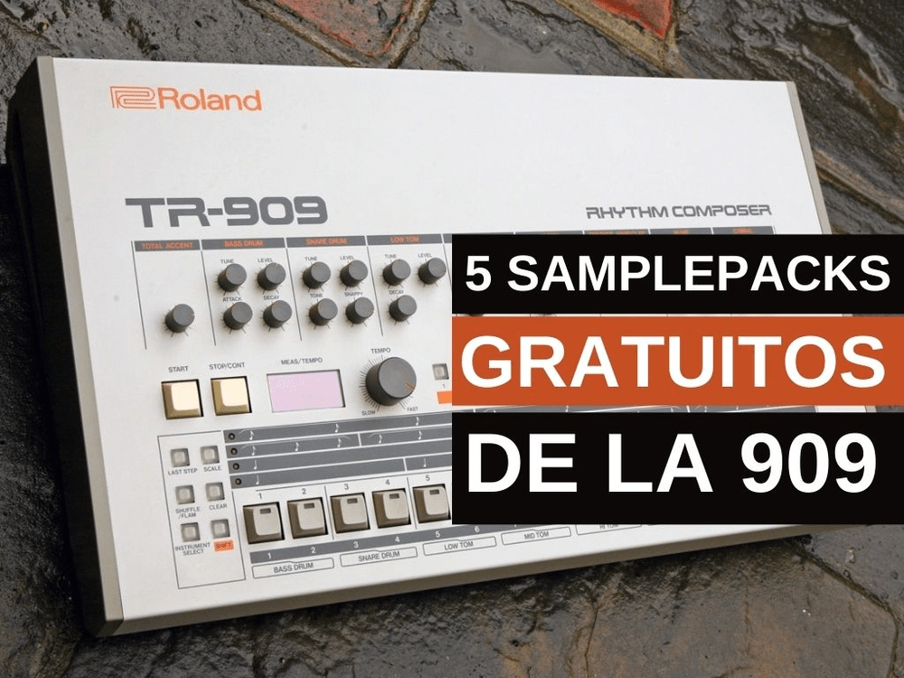 5 packs de samples GRATIS con sonidos de la 909 de Roland - SIntetizadores